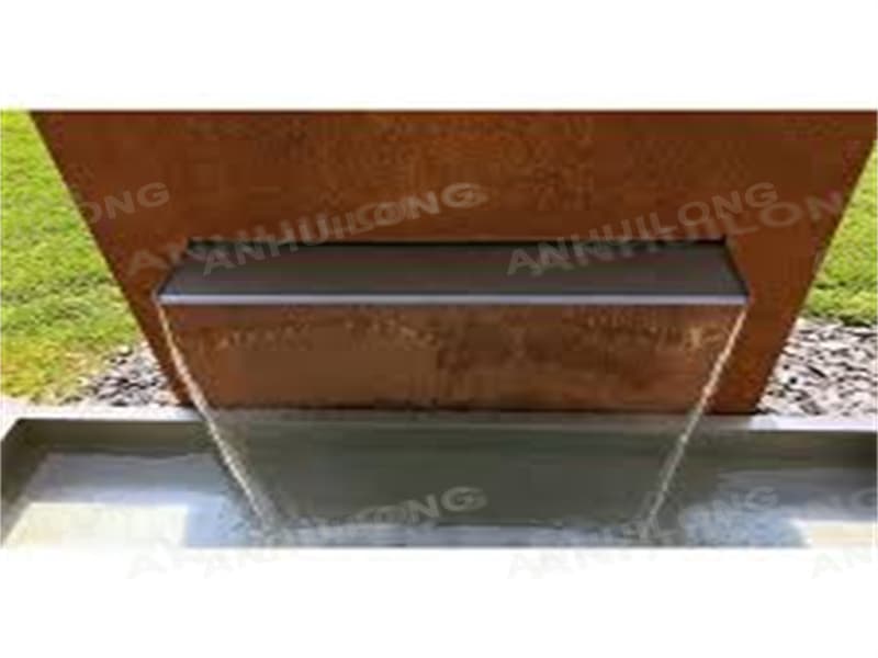 Corten steel water wall for museum traders-Corten Steel Garden Water ...